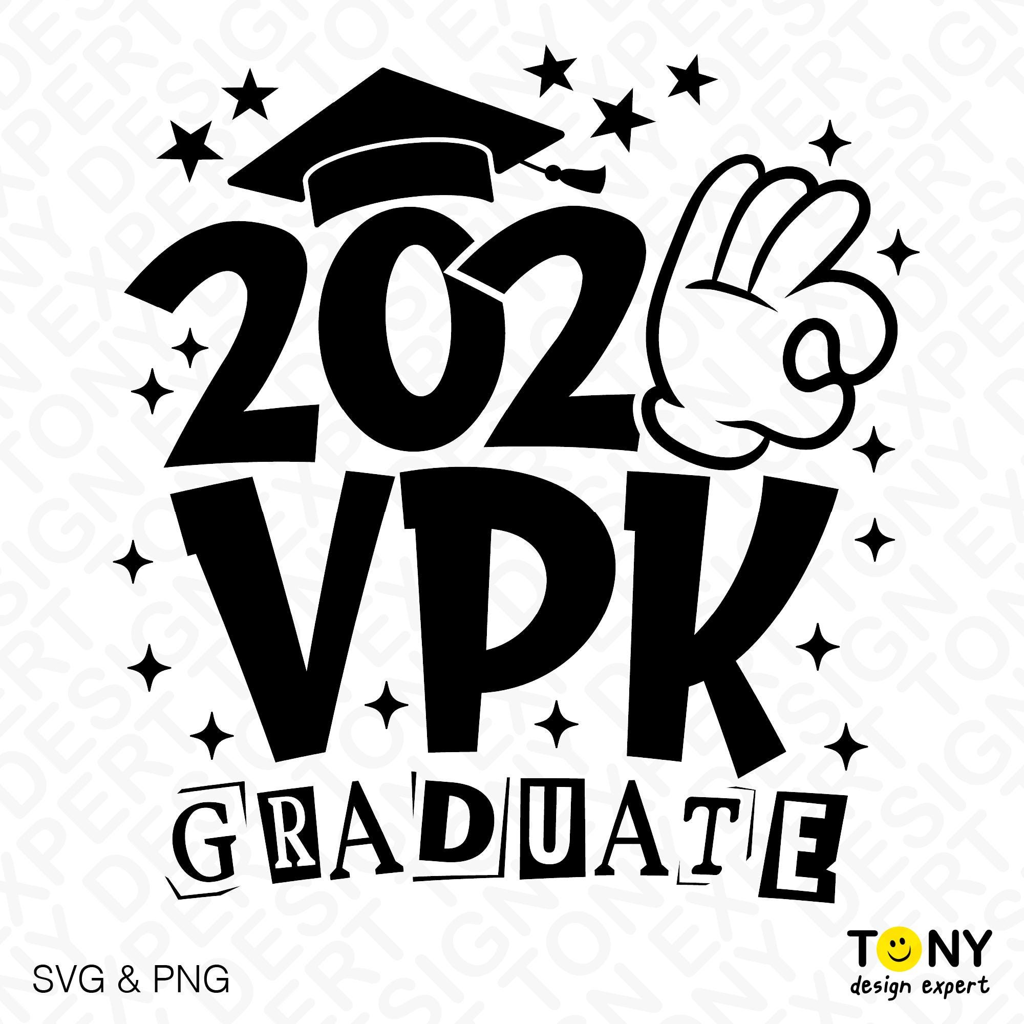 2026 VPK Graduate Svg Png : Funny Preschool VPK Graduation Design ...