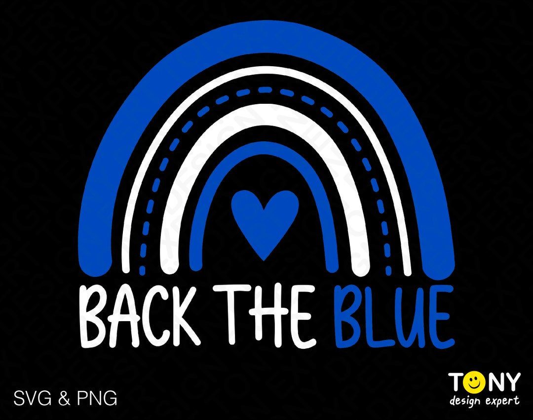 Back the Blue Svg Png, Police Svg, Thin Blue Line Svg, Police ...