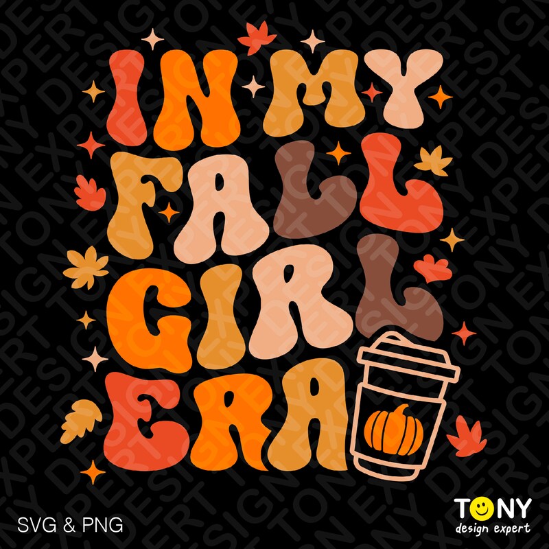 Girl Fall Svg - Etsy