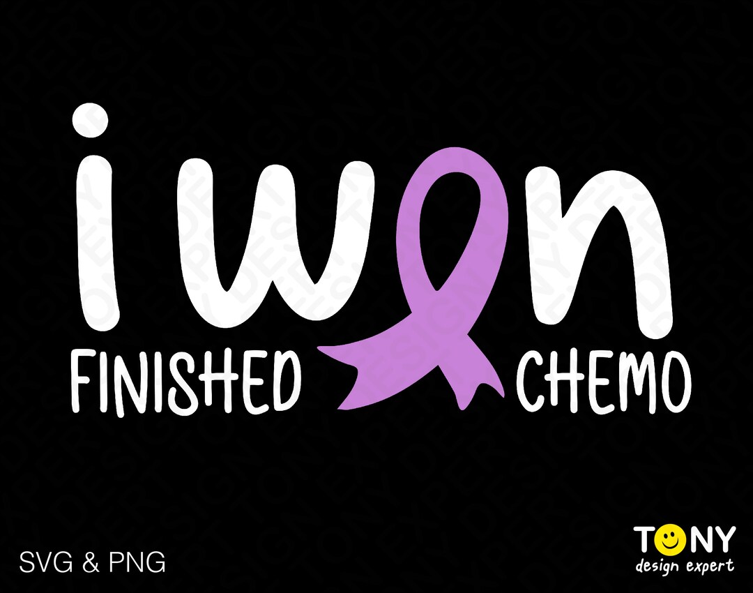 I Won Svg Png, Finished Chemo Svg, Cancer Survivor Svg, Cancer Warrior ...