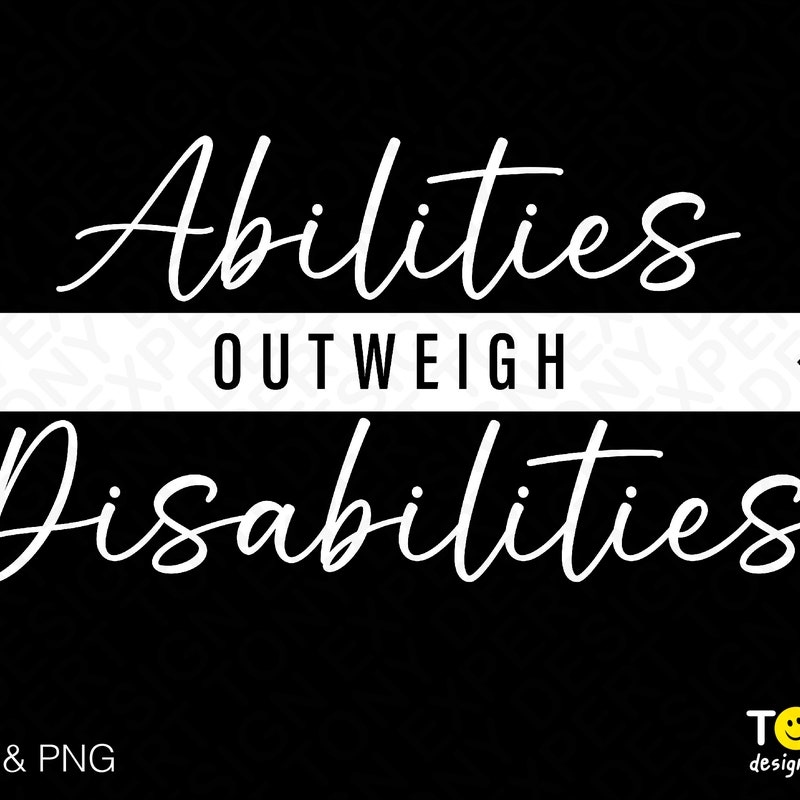 Disability Svg - Etsy