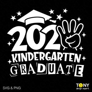 4 Colour Bundle 2024 Kindergarten Graduate Svg Png, Last Day of School ...