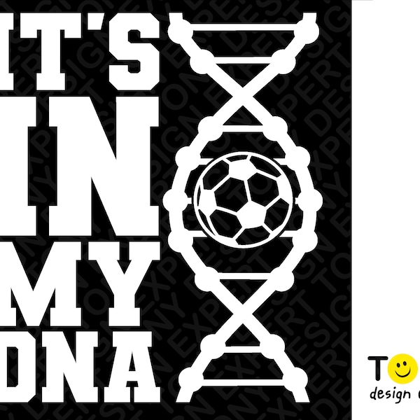 Football Its in My Dna Svg - Etsy