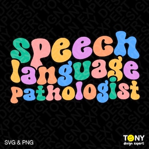 3 Colour Speech Language Pathologist Svg Png, SLP Svg, Speech Language ...