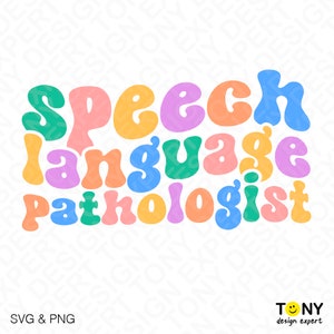 3 Colour Speech Language Pathologist Svg Png, SLP Svg, Speech Language ...