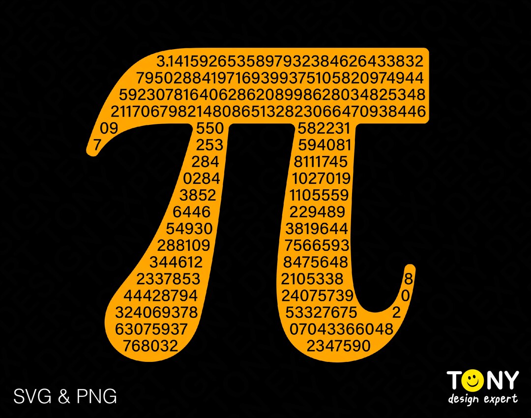 Pi Svg, 3.14 Svg, Pi Symbol Svg, Pi Day Svg, Value of Pi Svg, Math ...