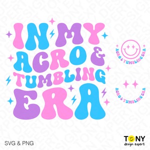 In My Acro Tumbling Era Svg Png, Funny Acro Gifts, Front Pocket ...