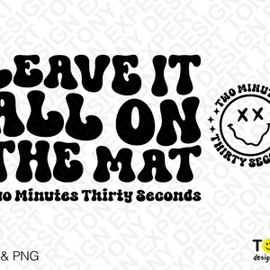 Leave It All on the Mat Svg Png, Cheer Svg, Cheerleader Svg, Trendy ...
