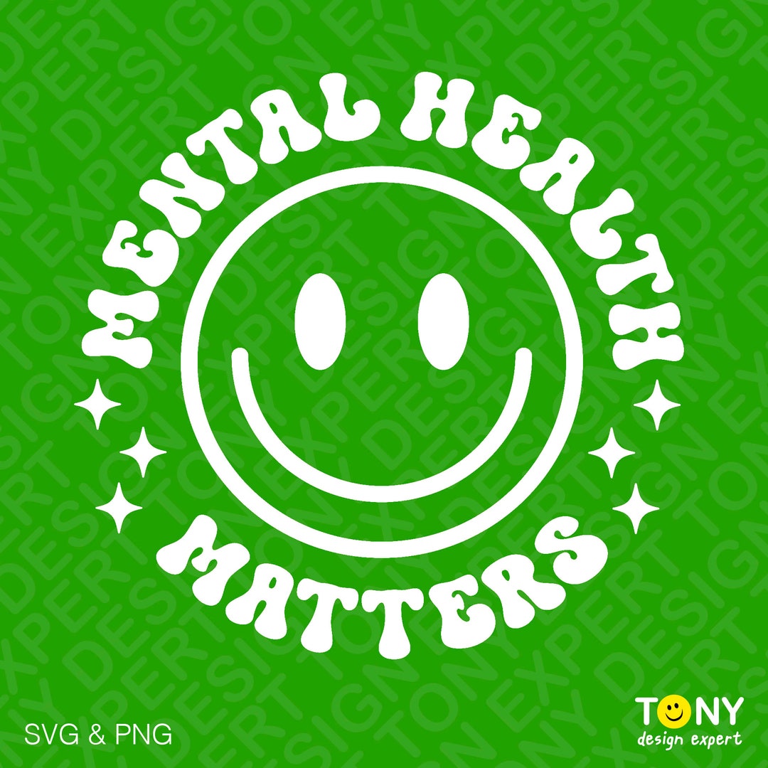 3 Colour Mental Health Matters Svg Png, Mental Health Awareness Trendy ...