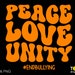 Unity Day, Peace Love Unity Svg, Anti-bullying Quote Trendy Retro ...