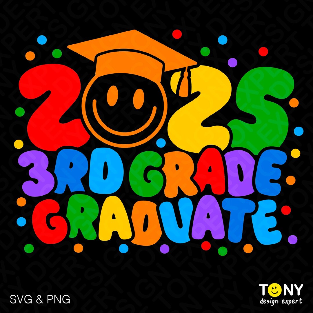 2025 3rd Grade Graduate Svg Png, Third Grade Graduate Svg, Funny 3rd ...