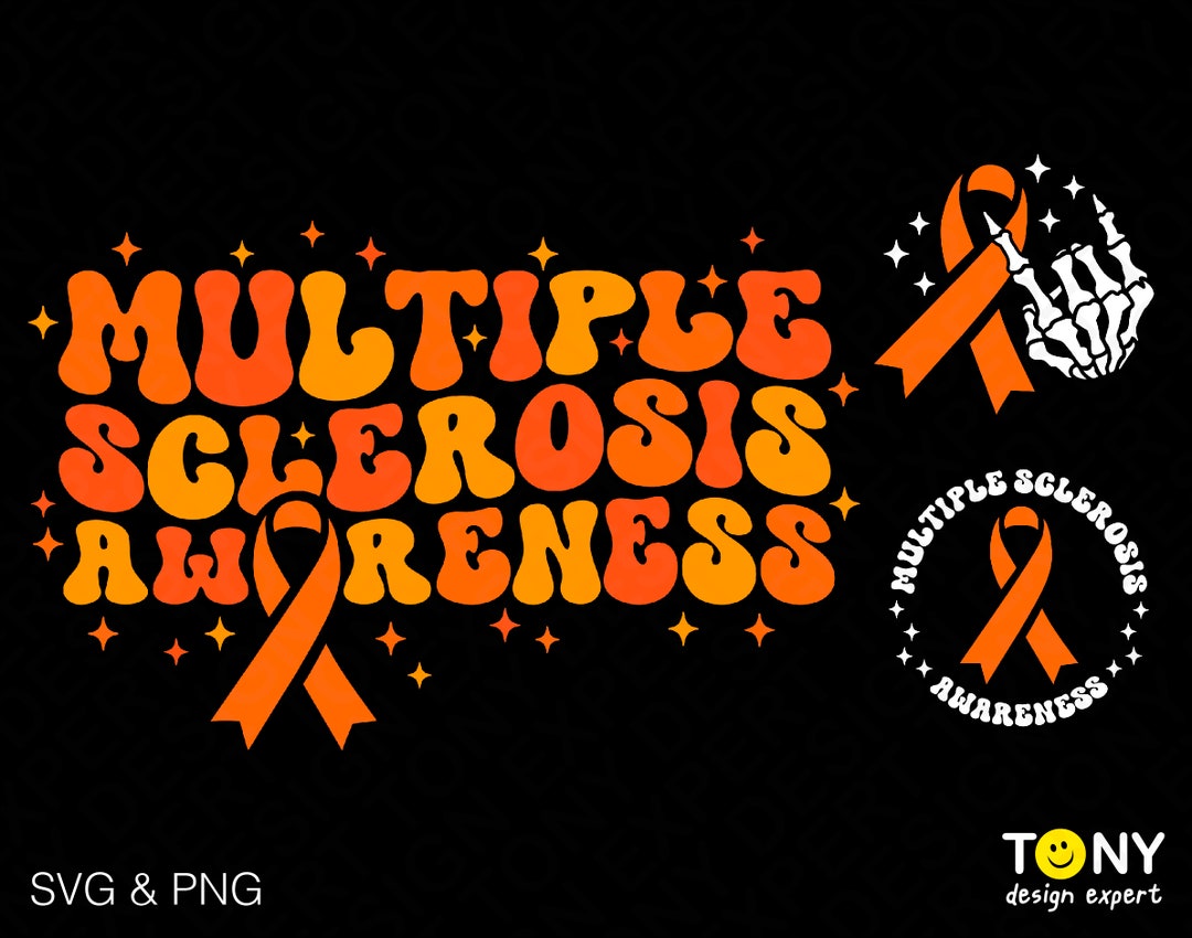 Multiple Sclerosis Awareness Svg Png, Ms Warrior Svg, Ms Awareness ...