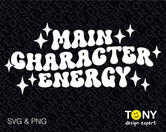 Main Character Vibes Svg - Etsy