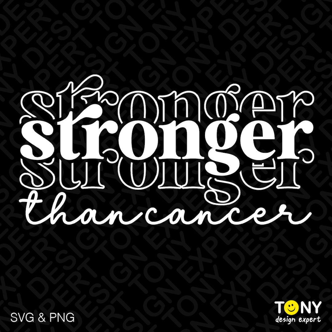 Stronger Than Cancer Svg Png, Lung Cancer Awareness Svg, White Cancer ...