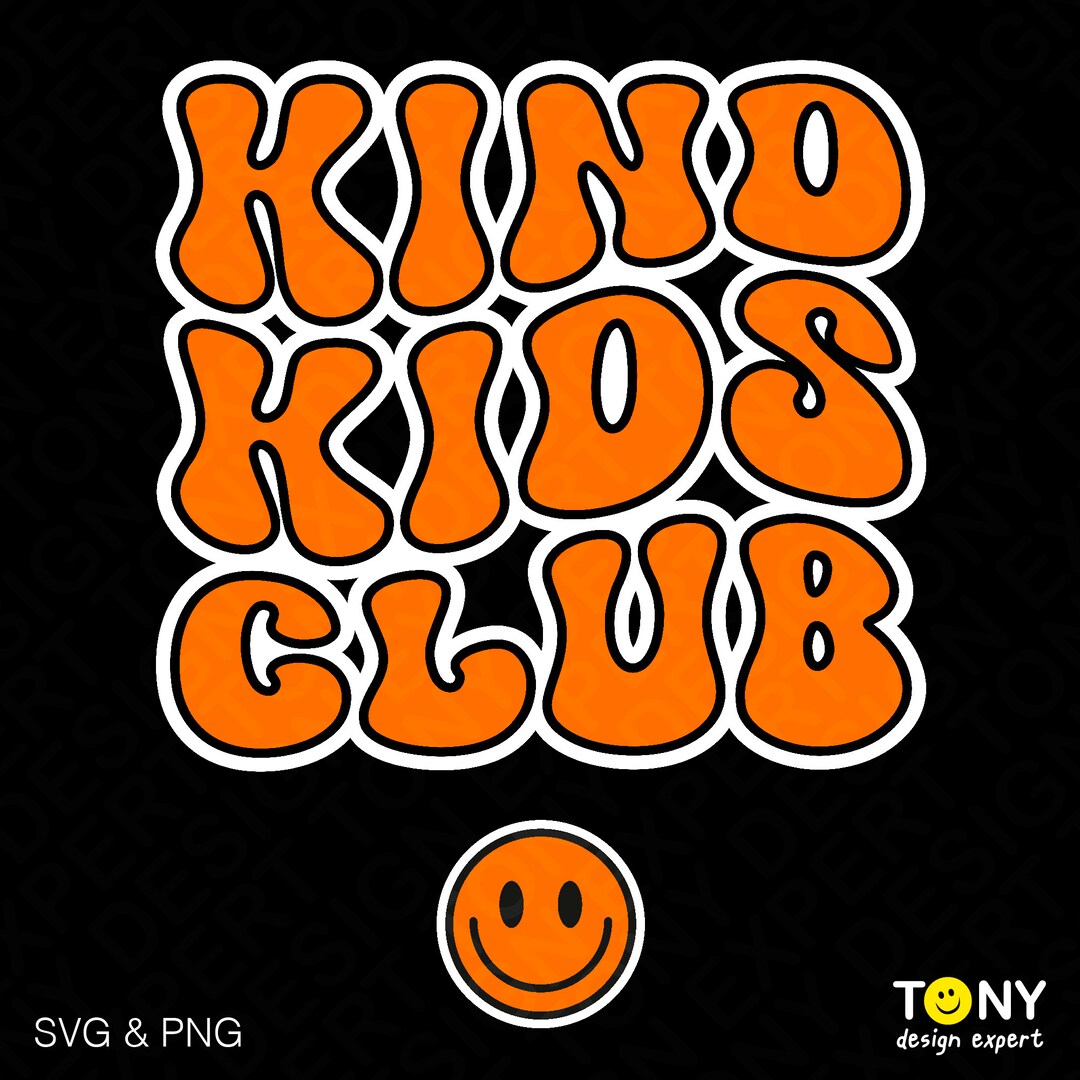 Kind Kids Club Svg Png, Kindness Svg, Funny Kids Svg, Trendy Retro ...