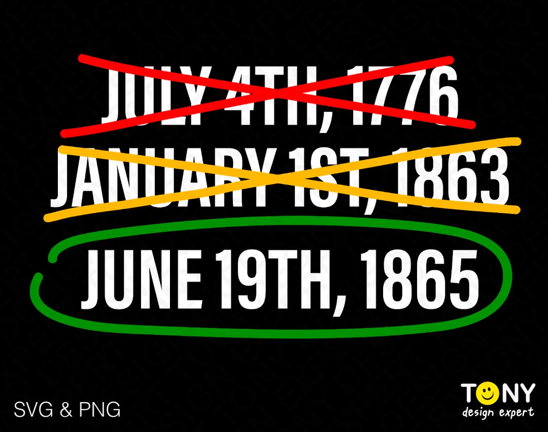 Juneteenth 1865 Svg Png, Juneteenth Svg, June 19th 1865 Svg, Black ...