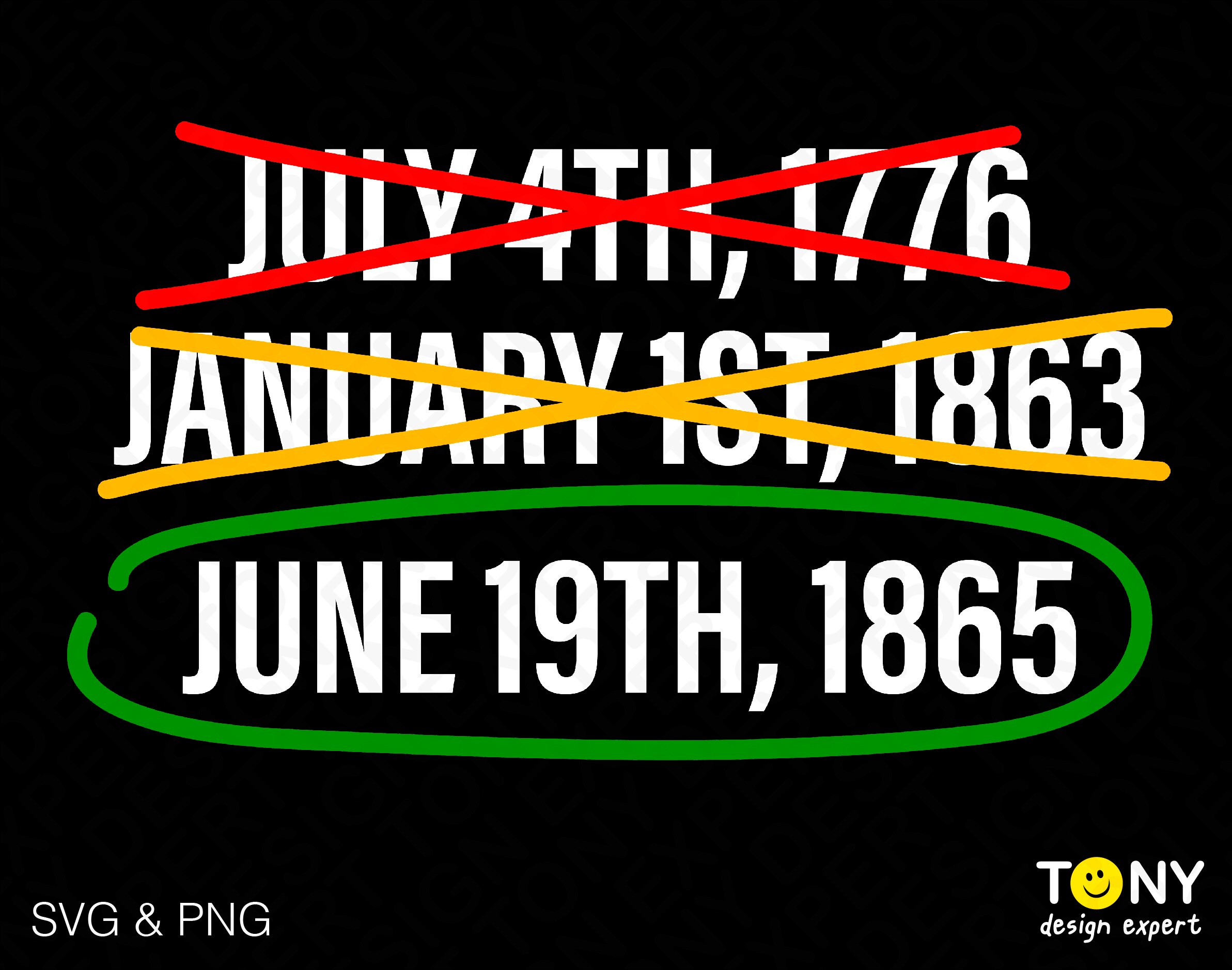 Juneteenth 1865 Svg Png Juneteenth Svg June 19th 1865 Svg - Etsy