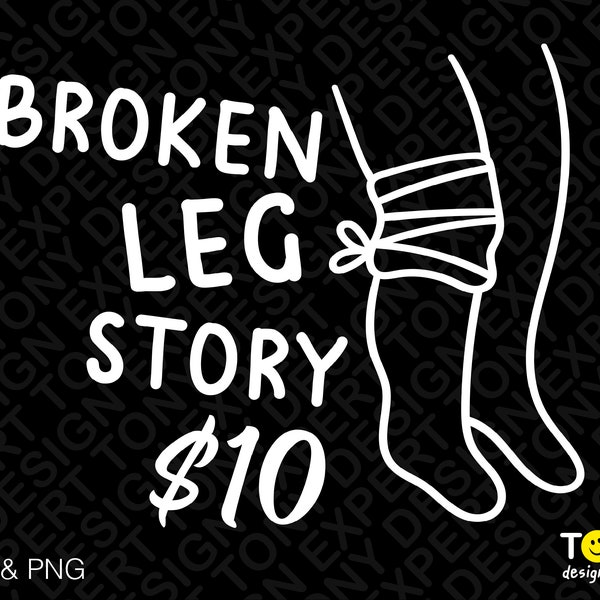 Broken Leg Card - Etsy