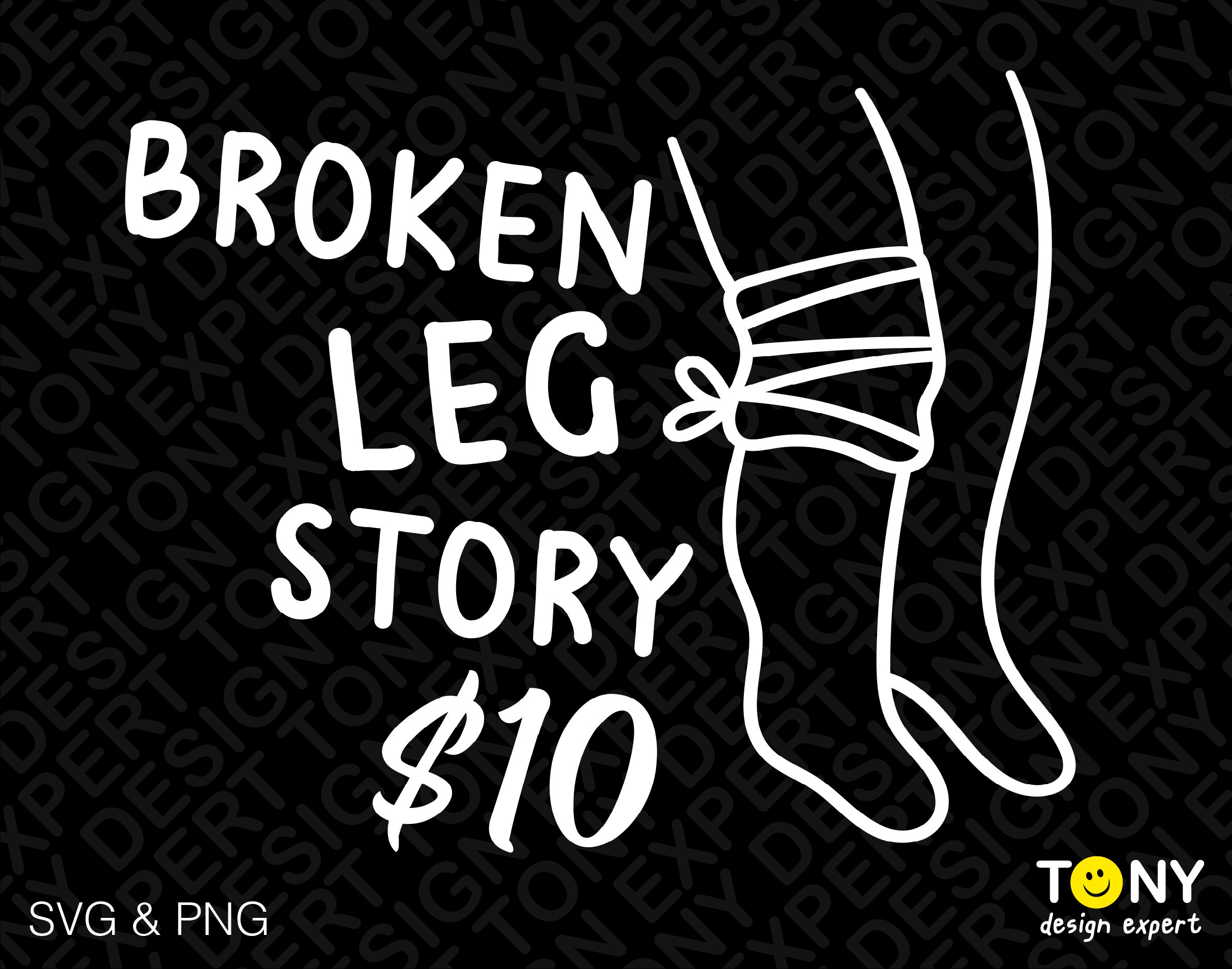 Broken Leg Story Svg Png, Broken Svg, Recovery Mode on Svg, Funny ...