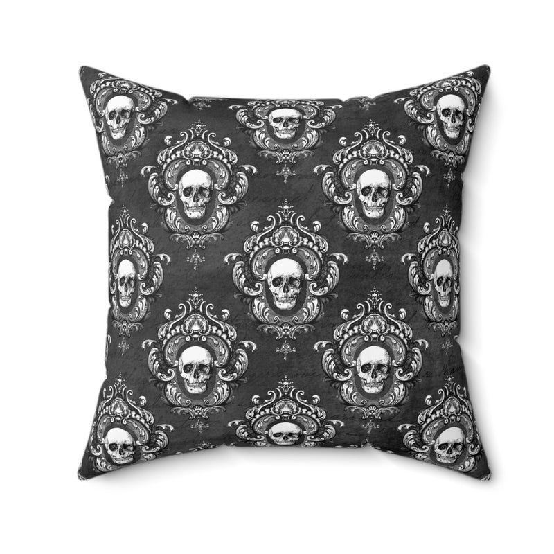 Skull Damask - Etsy