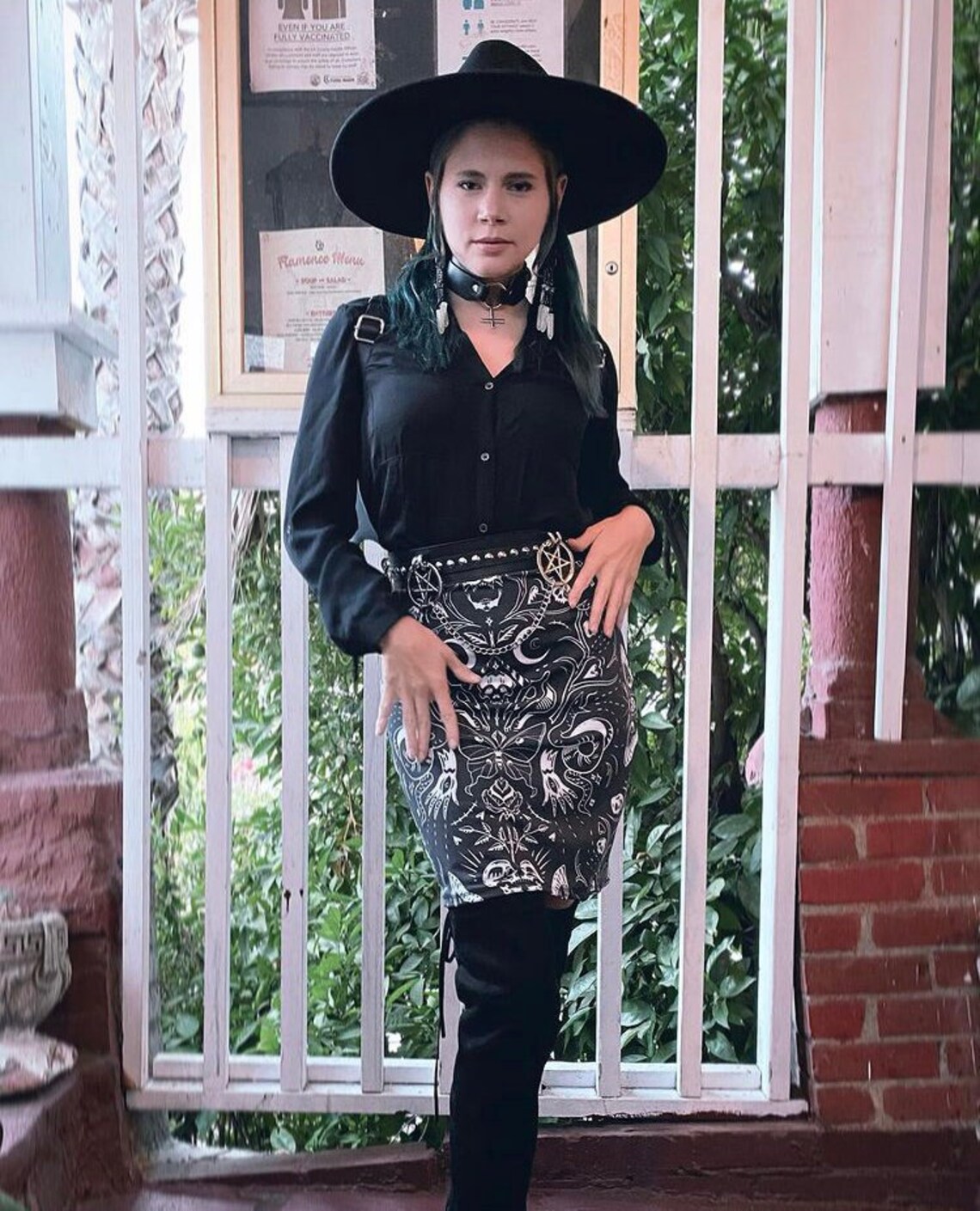 Gothic Skirt Goth Skirt Goth Clothes Gothic Clothes Occult Clothing ...