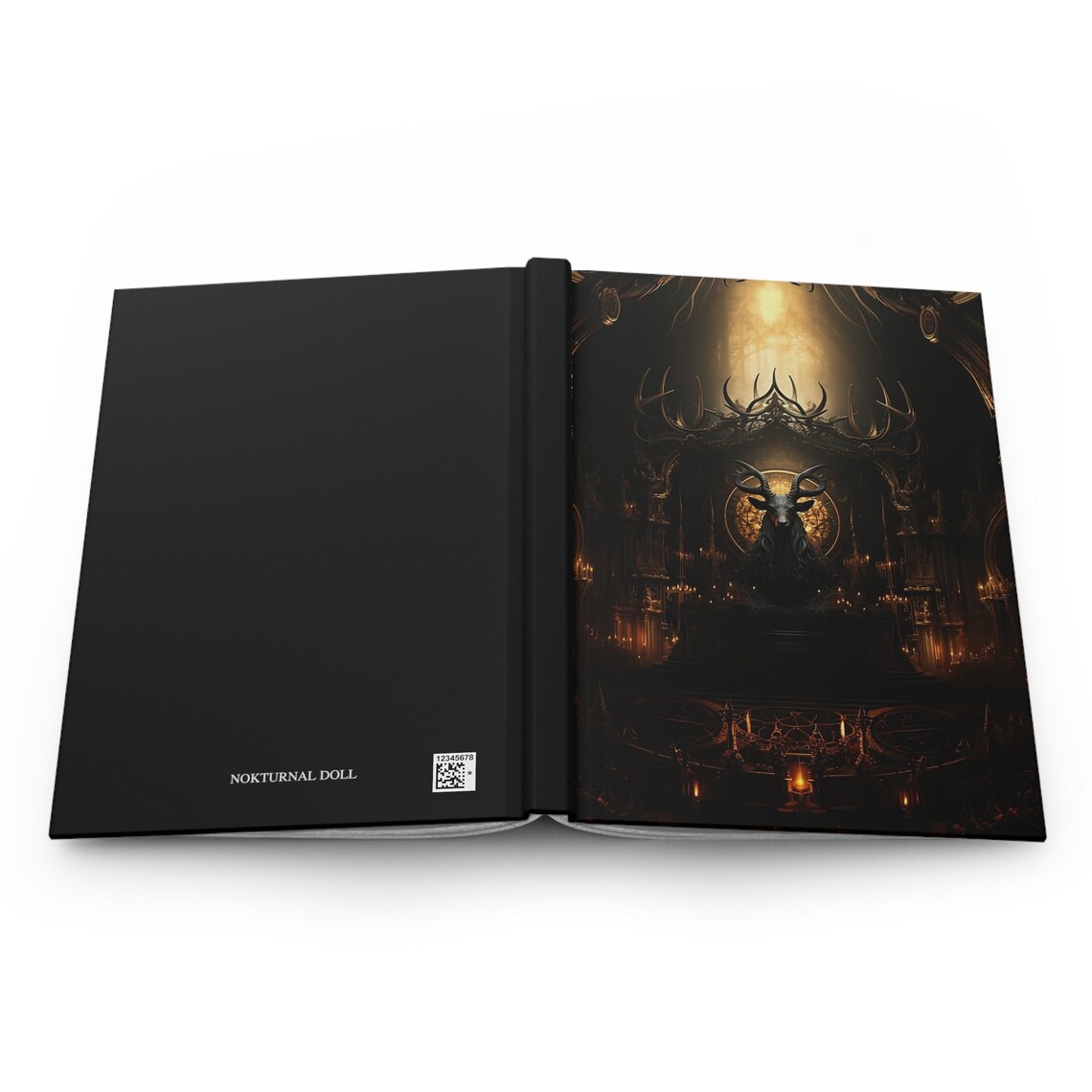 Gothic Journal Baphomet Satanic Witchy Lucifer Satan Fallen Angel ...