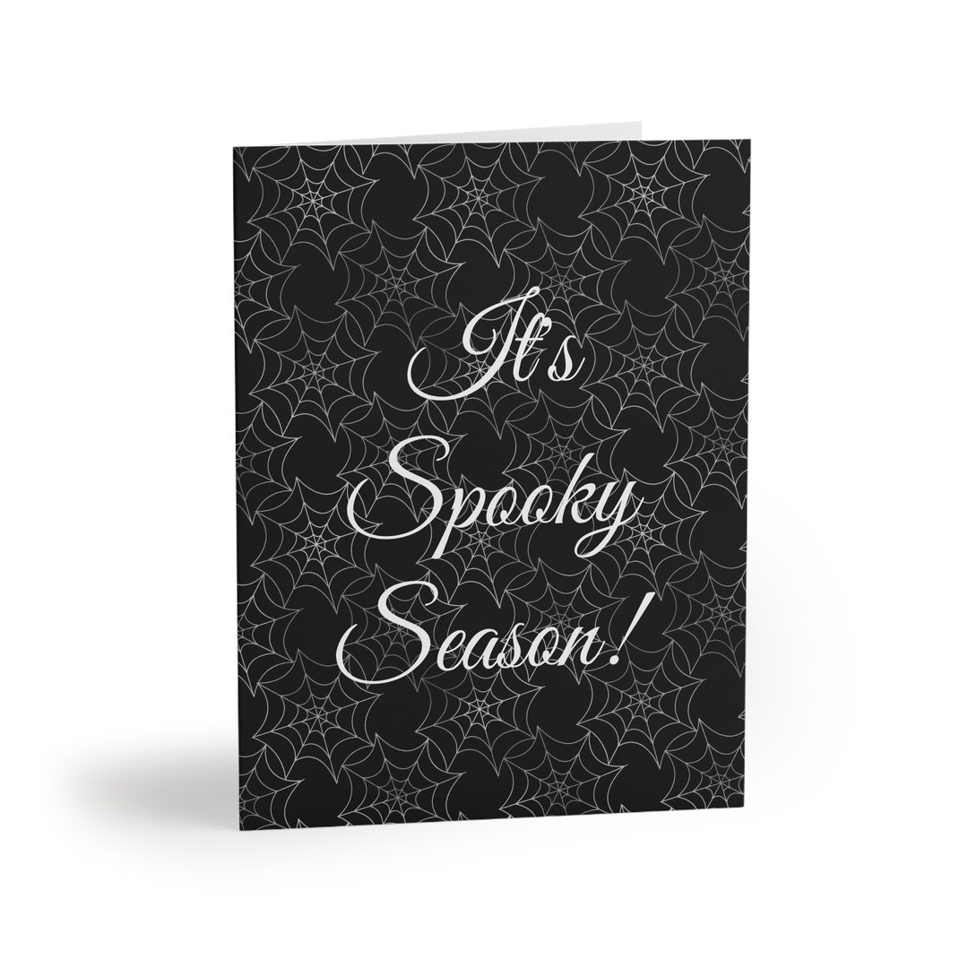 It's Spooky Season Gothic Greeting Cards Gothic Card Goth Gifts Spider ...
