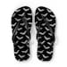 Bat Flip Flops Gothic Flip Flops Goth Flip Flops Goth Pool Slides Goth ...
