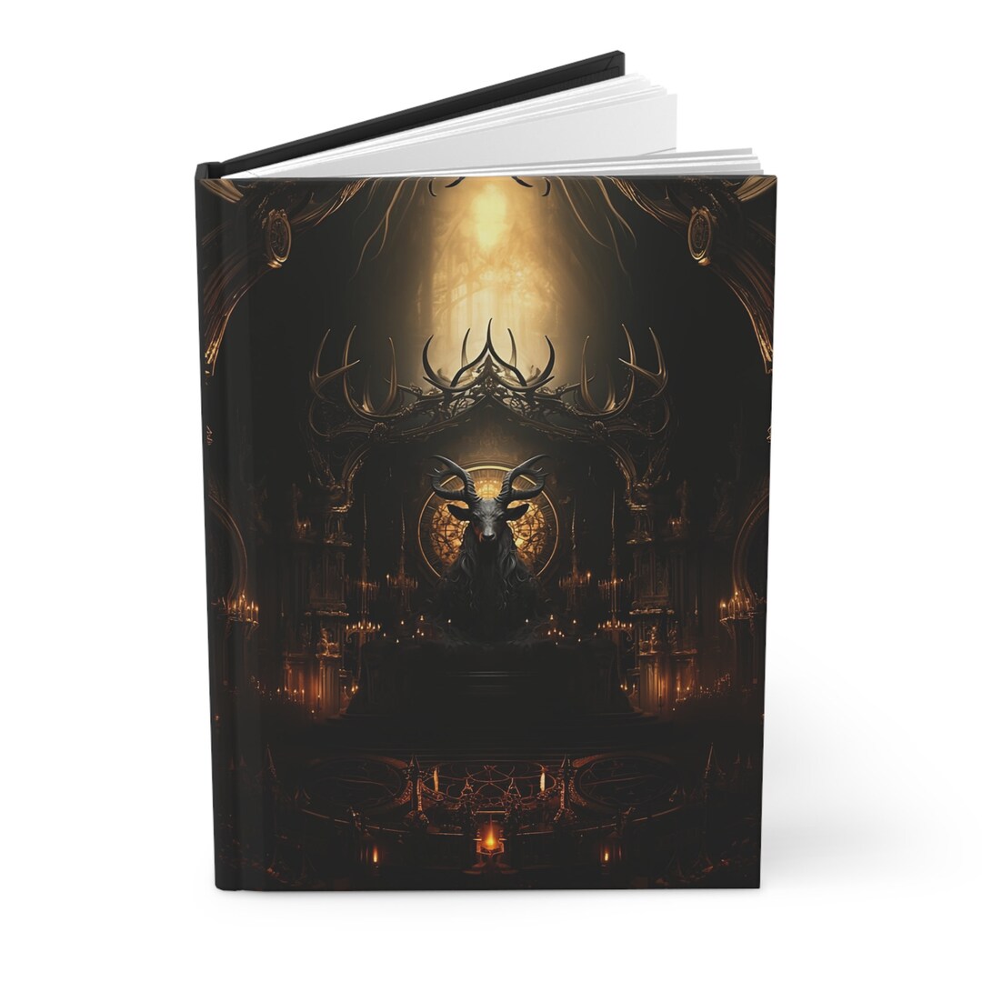 Gothic Journal Baphomet Satanic Witchy Lucifer Satan Fallen Angel ...
