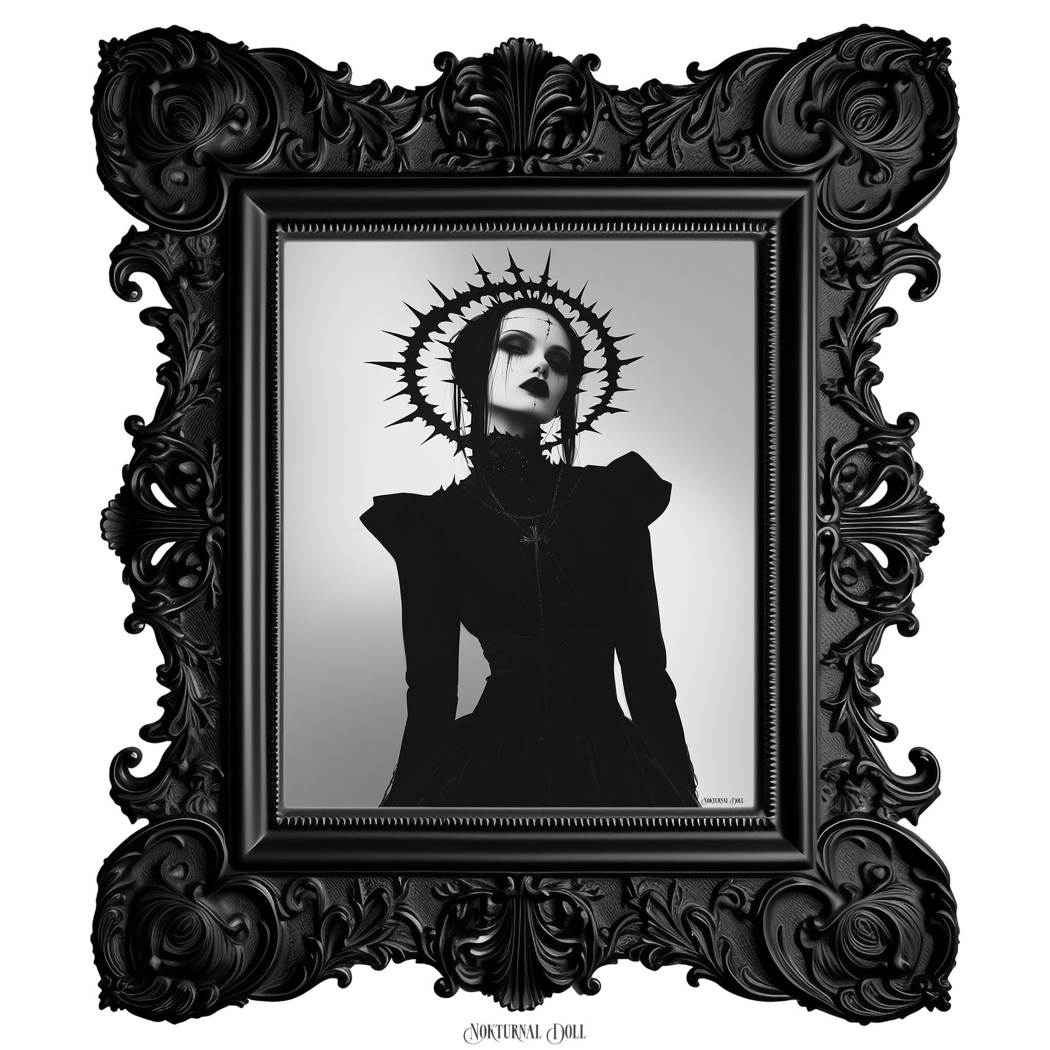 Gothic Art Print Occult Wall Art Gothic Wall Art Dark Fantasy Art ...