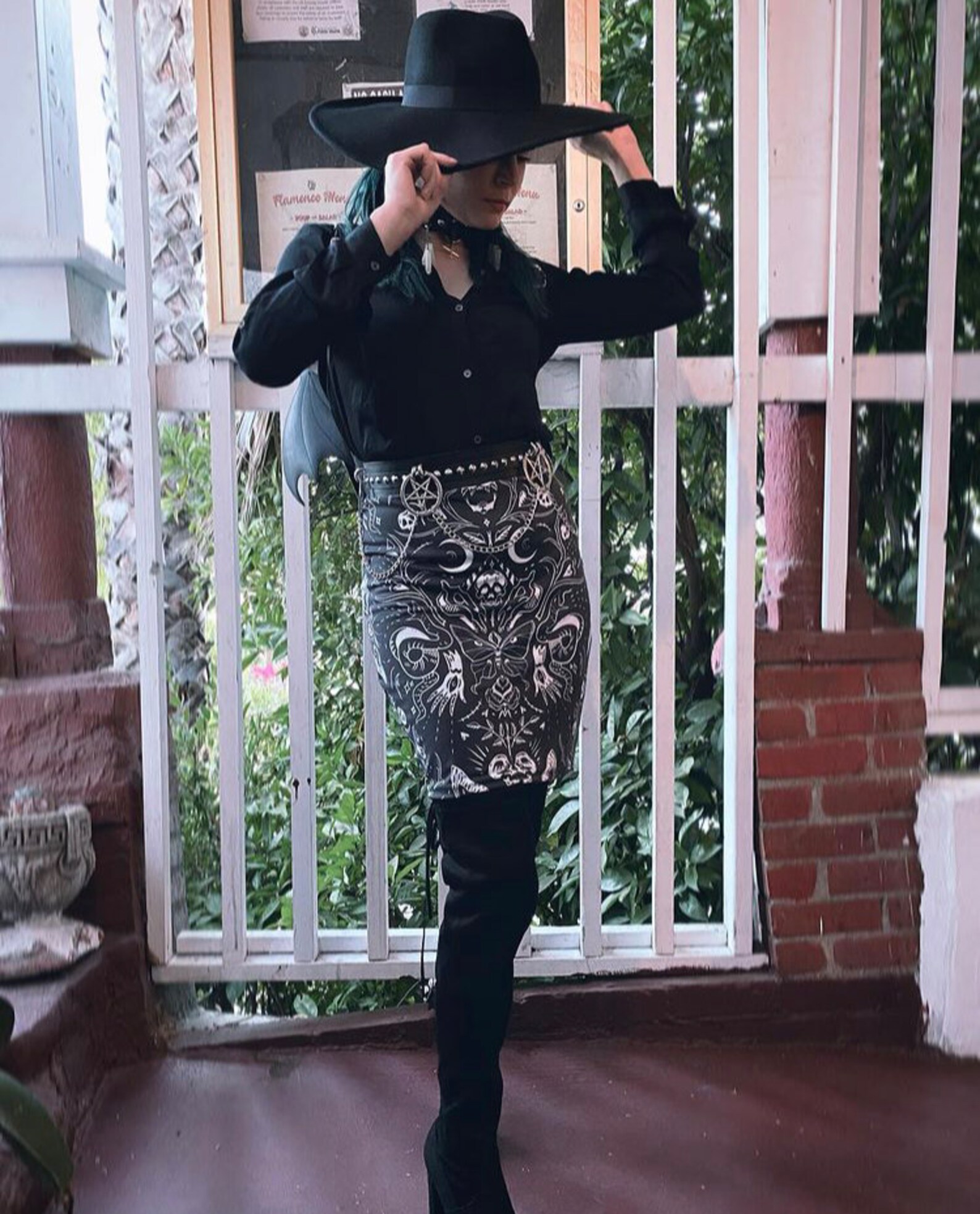 Gothic Skirt Goth Skirt Goth Clothes Gothic Clothes Occult Clothing ...