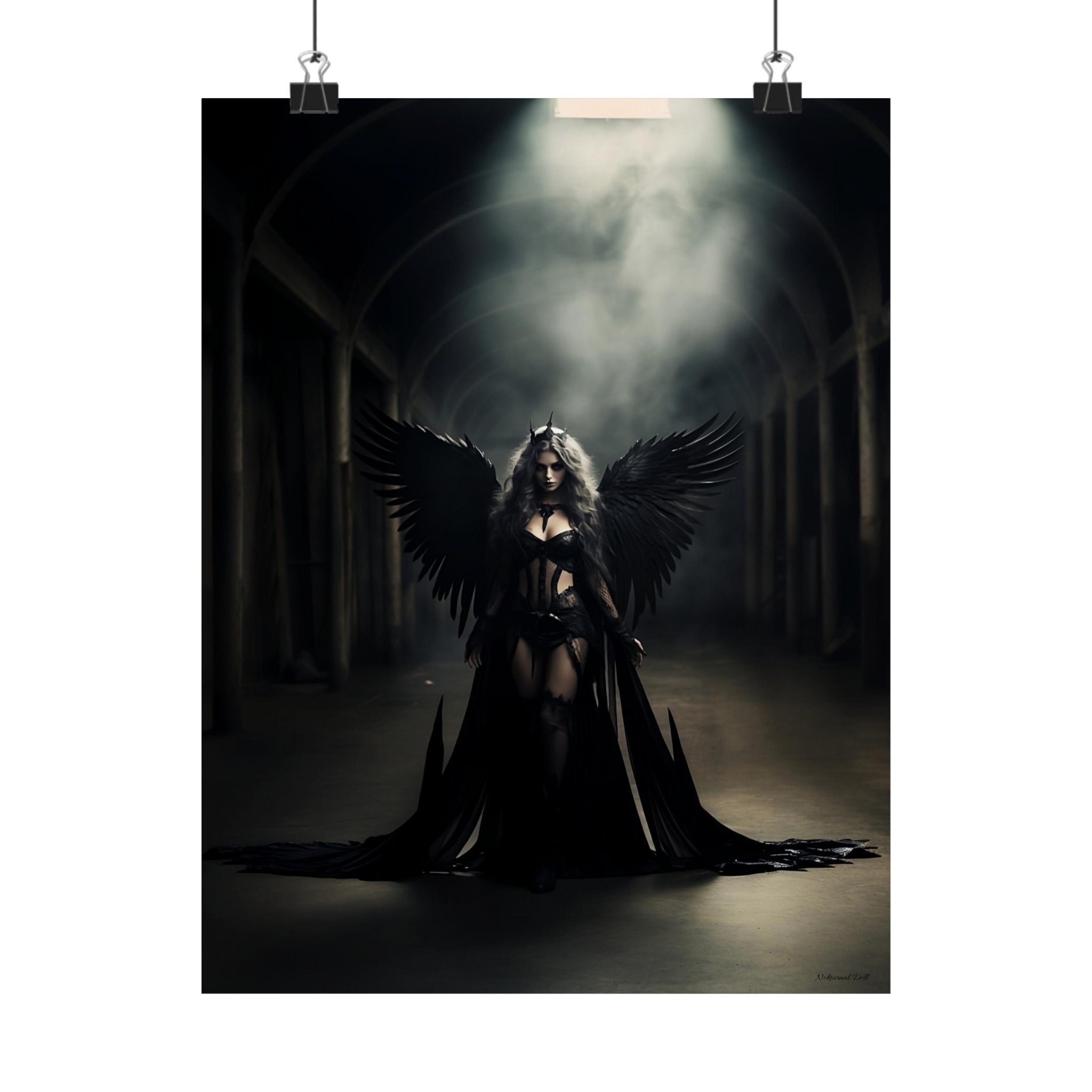 Gothic Art Poster Gothic Art Print Gothic Poster Gothic Girl Gothic ...