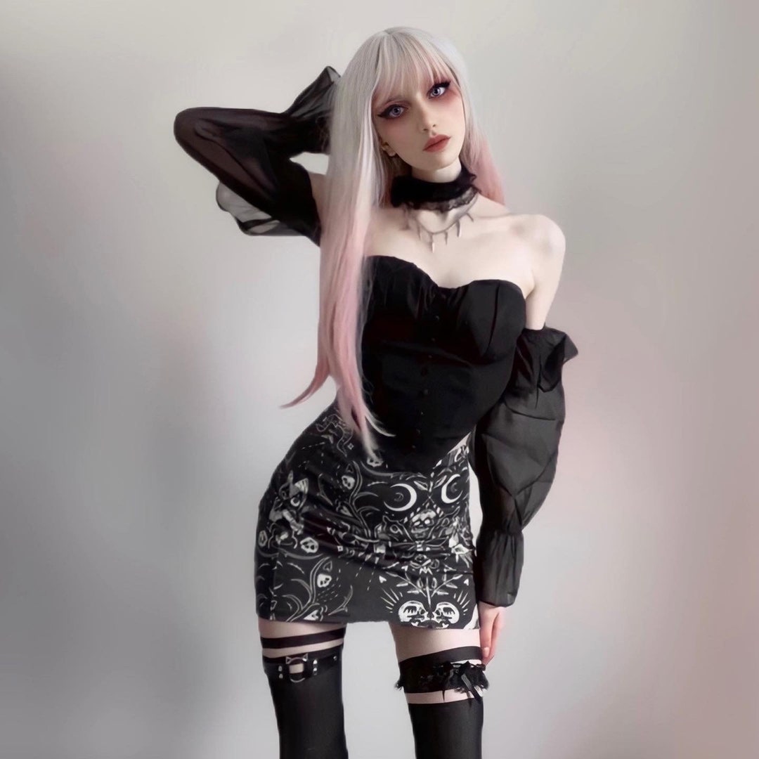 Gothic Skirt Goth Skirt Goth Clothes Gothic Clothes Occult Clothing ...