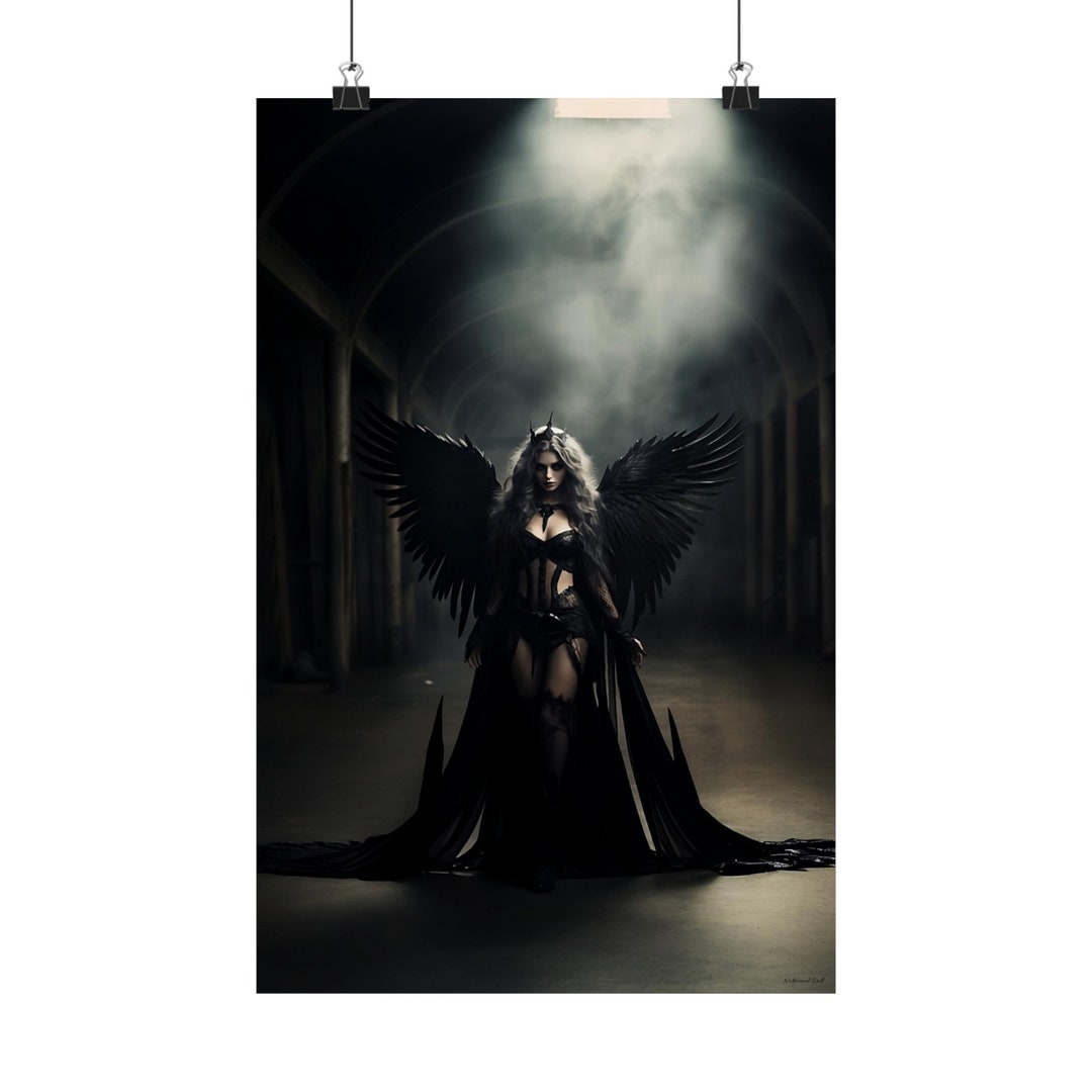 Gothic Art Poster Gothic Art Print Gothic Poster Gothic Girl Gothic ...