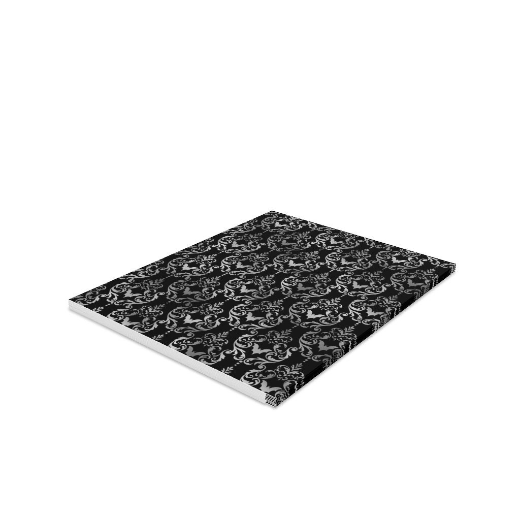 Gothic Greeting Cards Gothic Card Goth Gifts Bat Damask Victorian ...