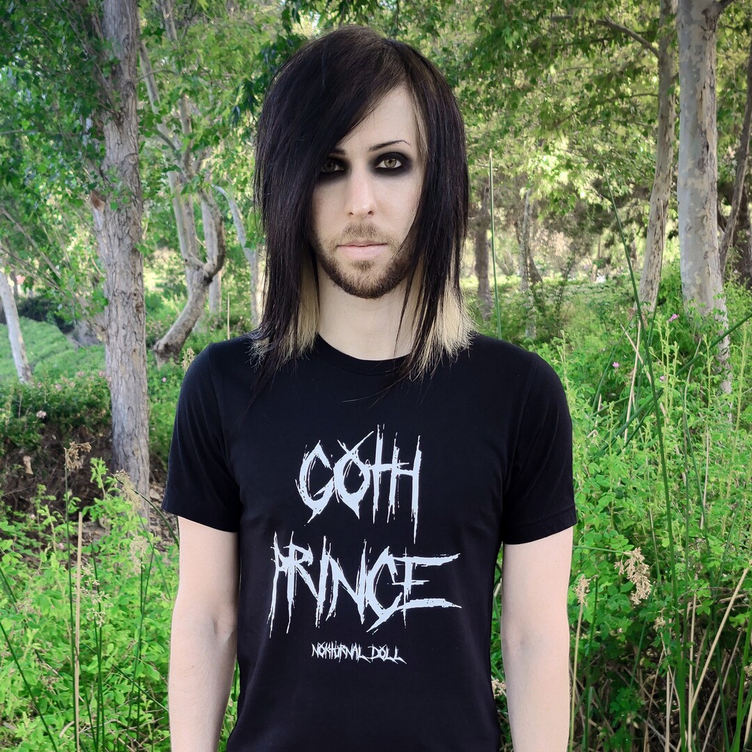 Goth Prince Tee Gothic Teeshirt Occult Clothing for Men Goth - Etsy