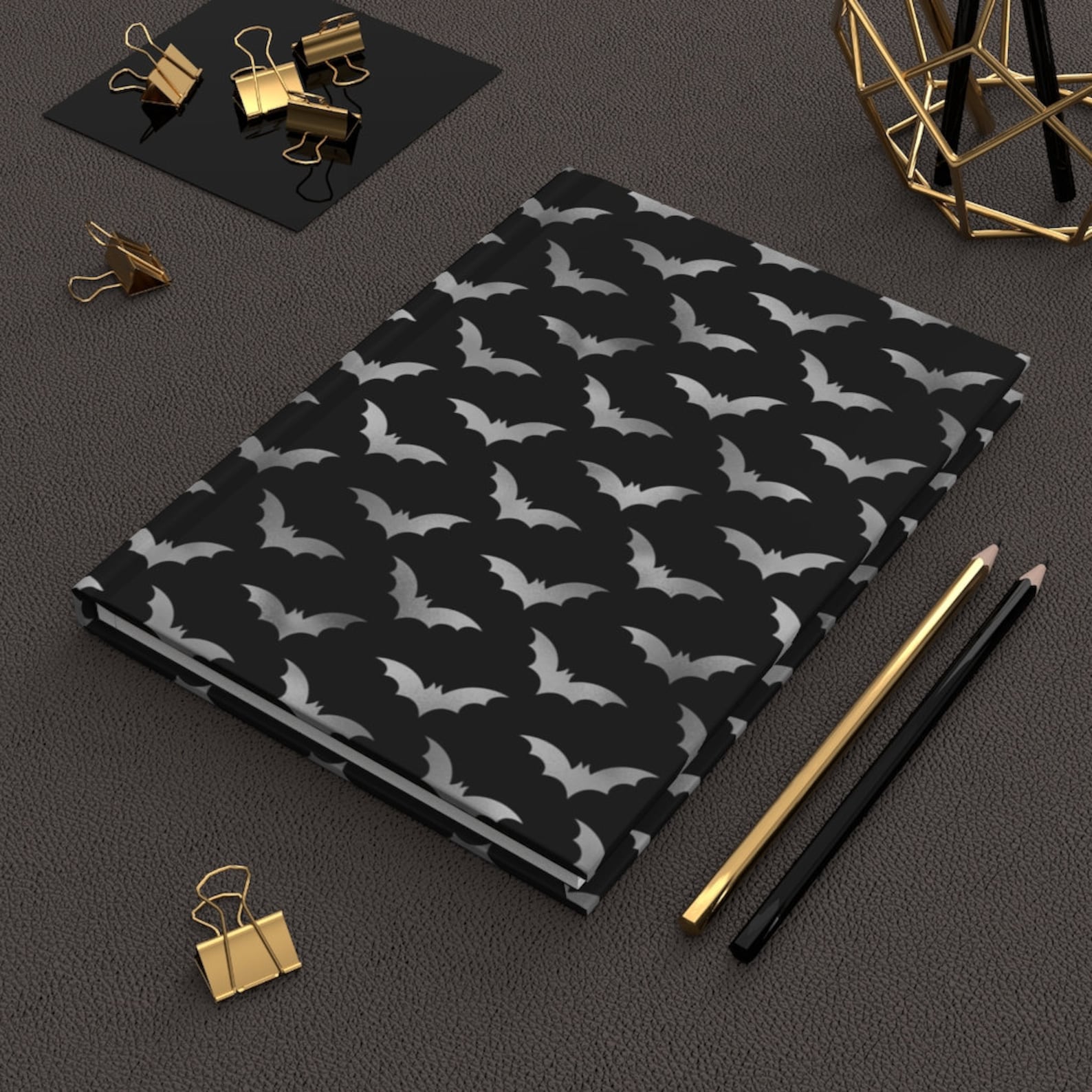 Batty Journal Bat Journal Bat Notebook Gothic Journal Gothic - Etsy
