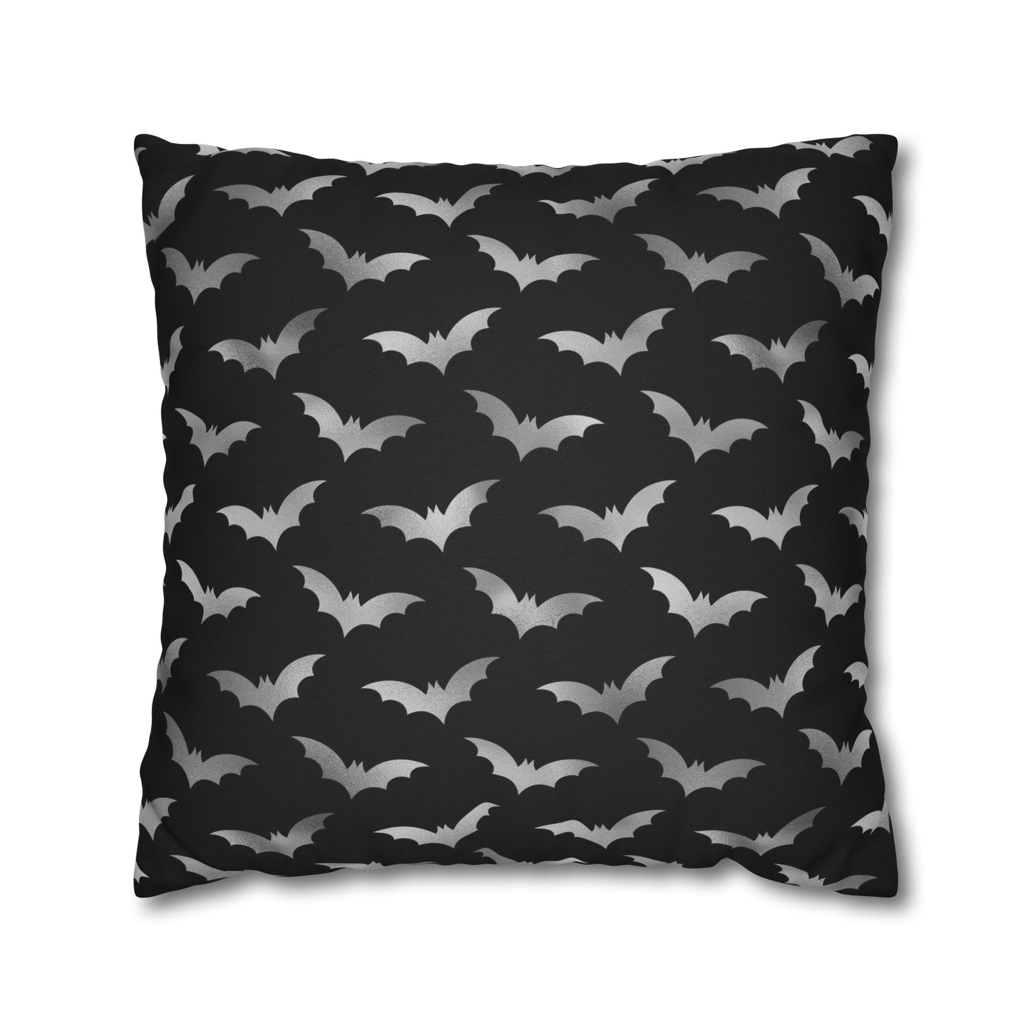 Gothic Pillow Case Gothic Bats Pillow Case Halloween Pillow Case Damask ...