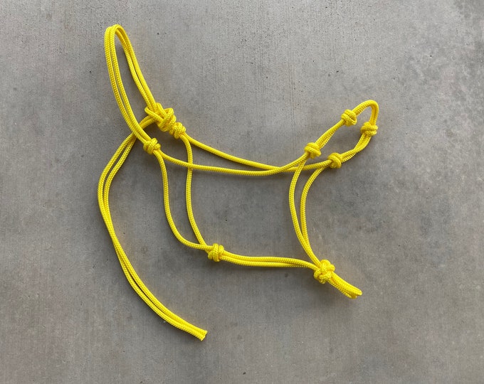 Custom Soft or Stiff Yacht Rope Halters With Paracording - Etsy