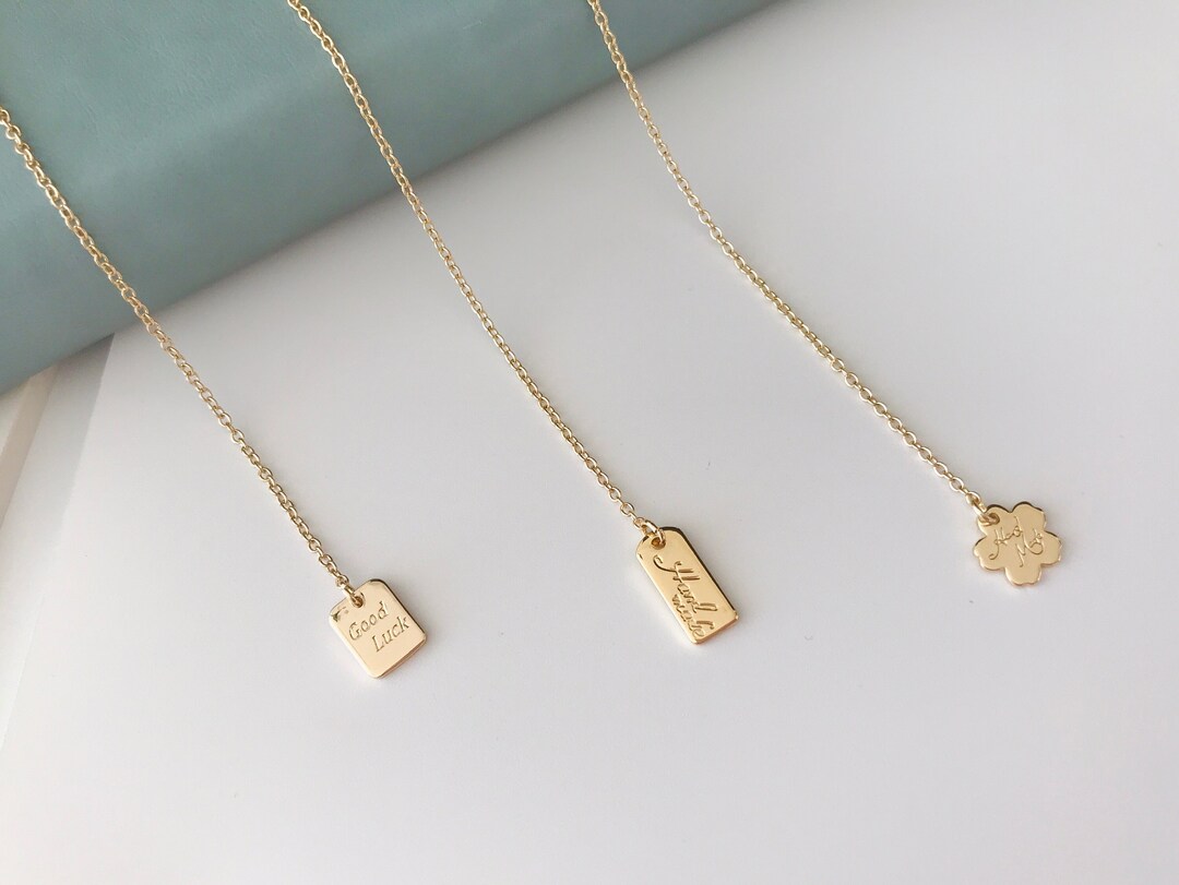 14K Gold Plated Mini Tag Charms for Accessories Making | Gold Tag Charm ...