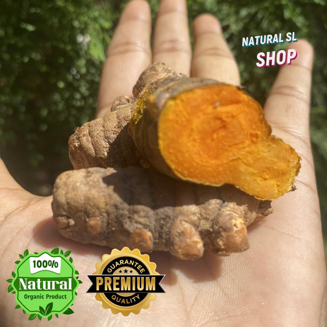 Natural & Organic Ceylon Turmeric Powder – Pure, Fresh Spice for ...