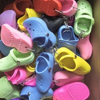 Mini Croc Shoe Key Chain - Etsy