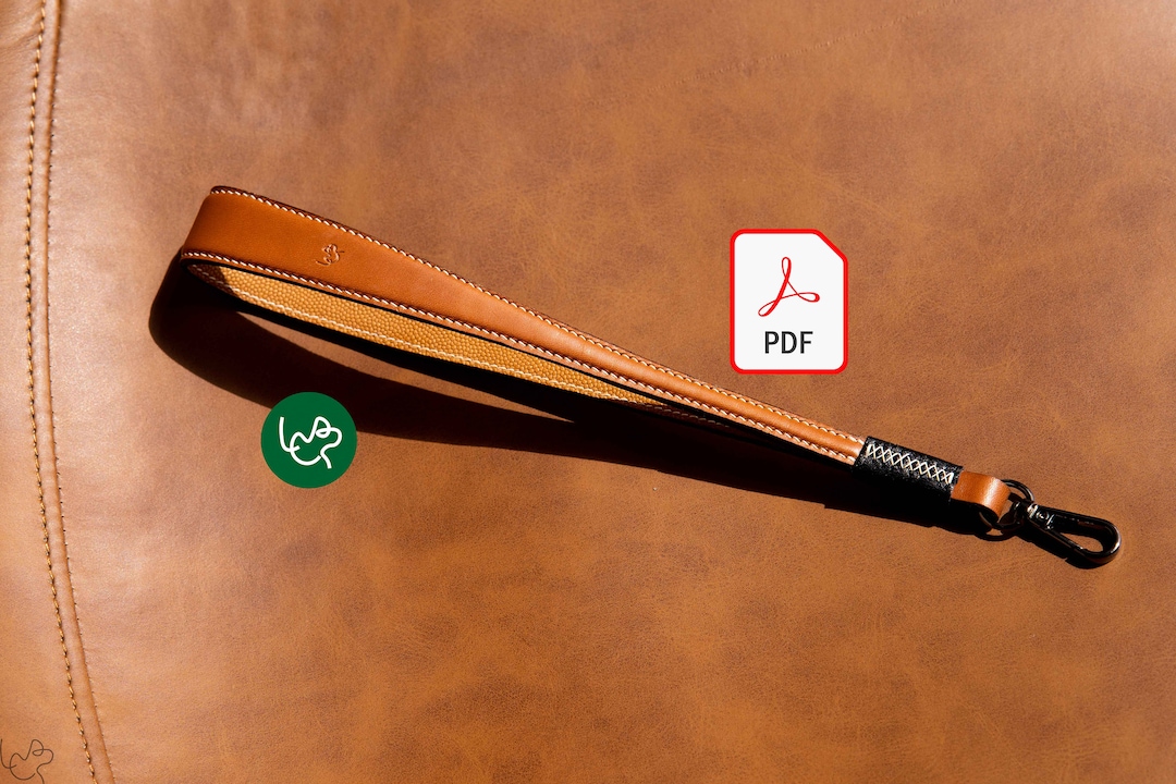 3 Dollars Pattern! No.524 Leather Strap. Leather Craft Pattern PDF A4 ...