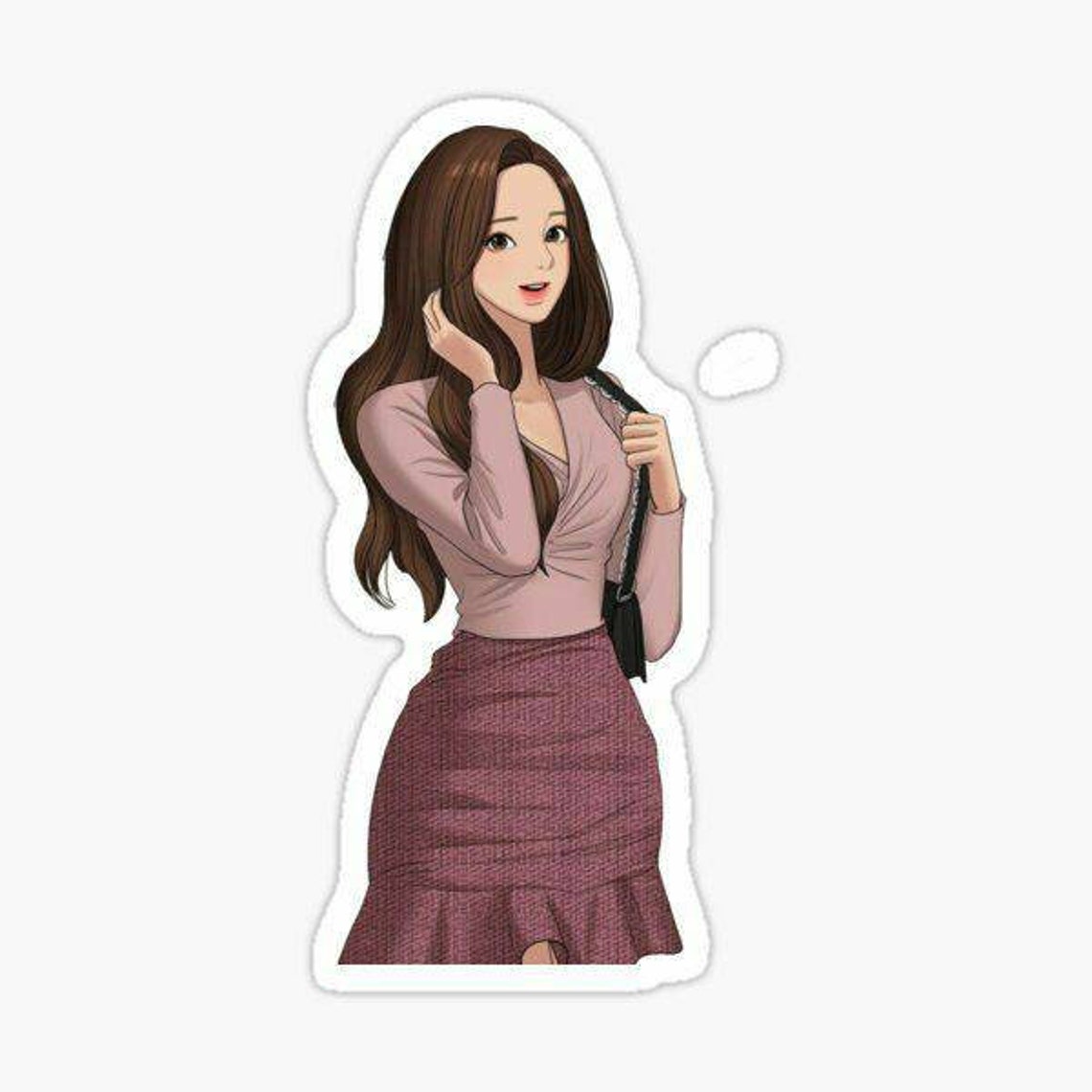 K Drama True beauty webtoon laptop stickers | Etsy