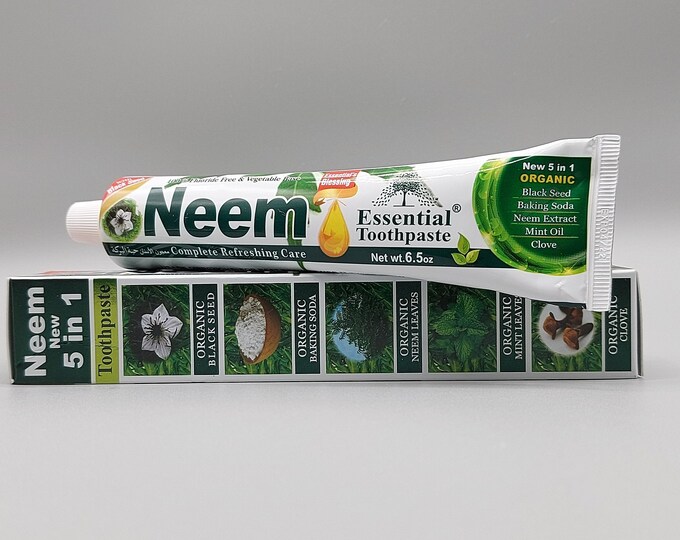 Organic Neem Toothpaste - Essential's Blessing - Etsy