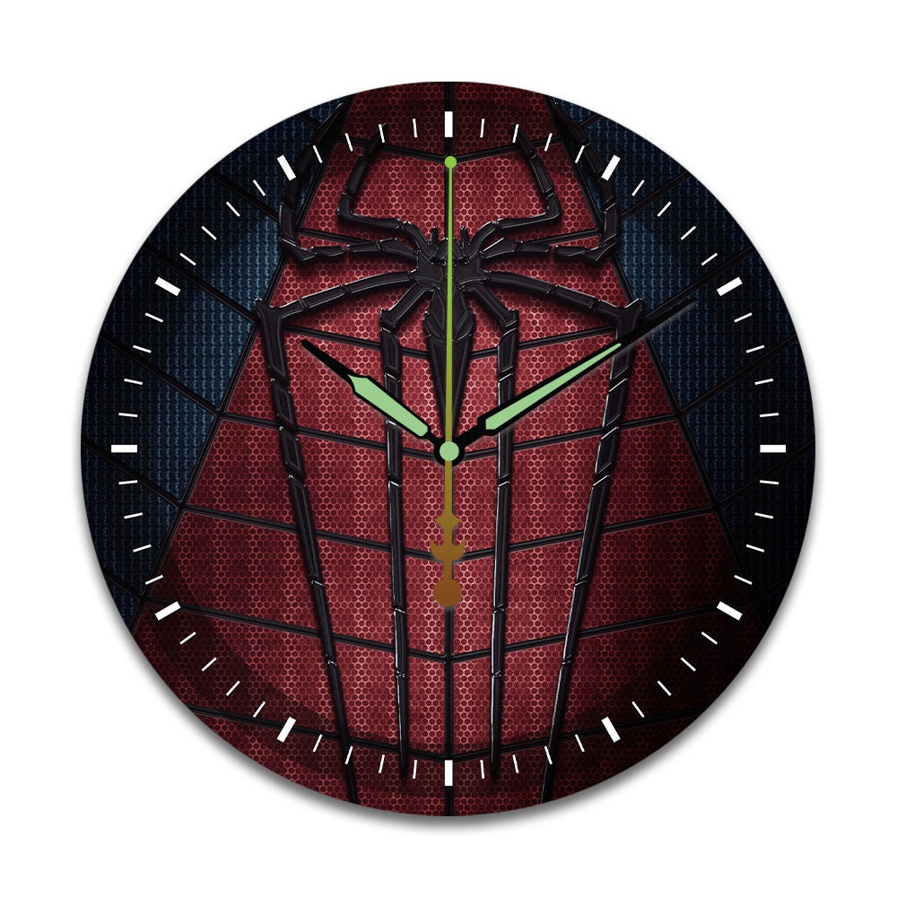 Spiderman Kid's Bedroom Deco Wall Clock | Etsy