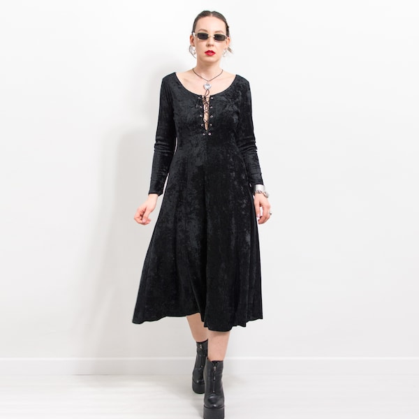 Gothic Velvet Dress - Etsy
