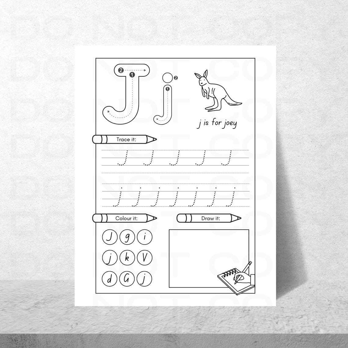 Pre-k Letter Tracing Worksheets A-Z: Alphabet Handwriting Practice (PDF ...