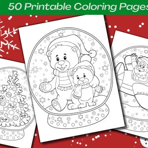 Christmas Coloring Pages - 50 Printable Christmas Coloring Pages ...