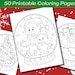 Christmas Coloring Pages - 50 Printable Christmas Coloring Pages ...
